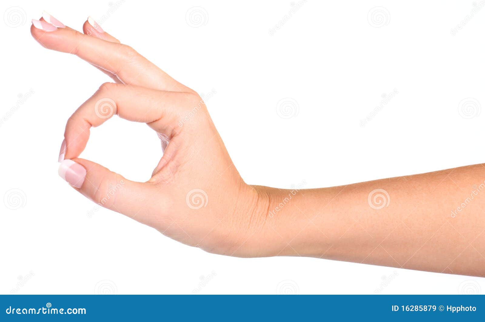 Woman S Hand Making Sign Ok Stock Image - Image of female, close: 16285879