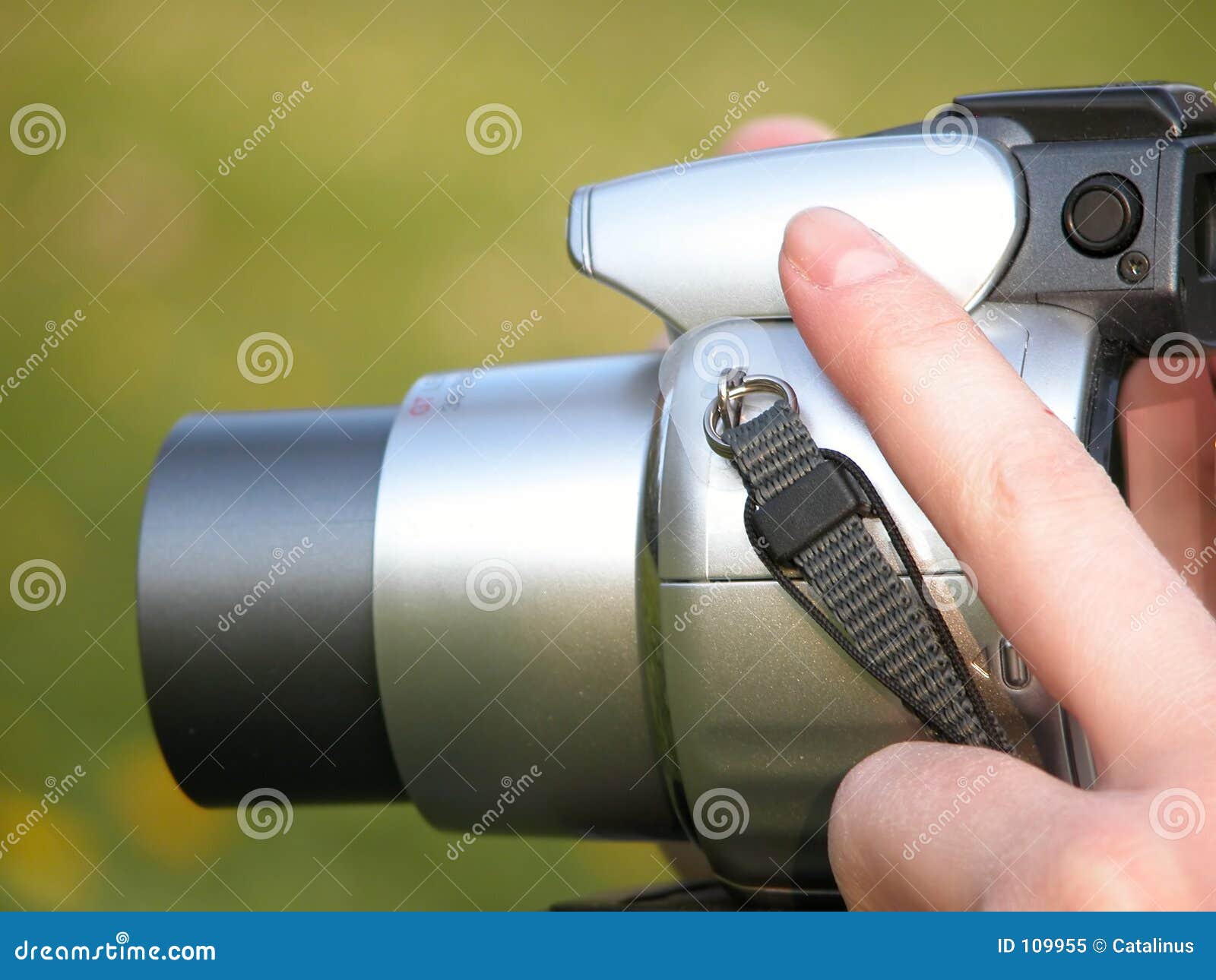 Woman S Hand with Photo Camera Stock Image - Image of teens, zoom: 109955