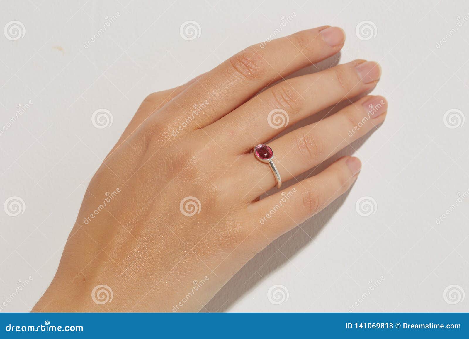 A Woman`s Hand with a Ring. Stock Photo - Image of hips, hold: 141069818