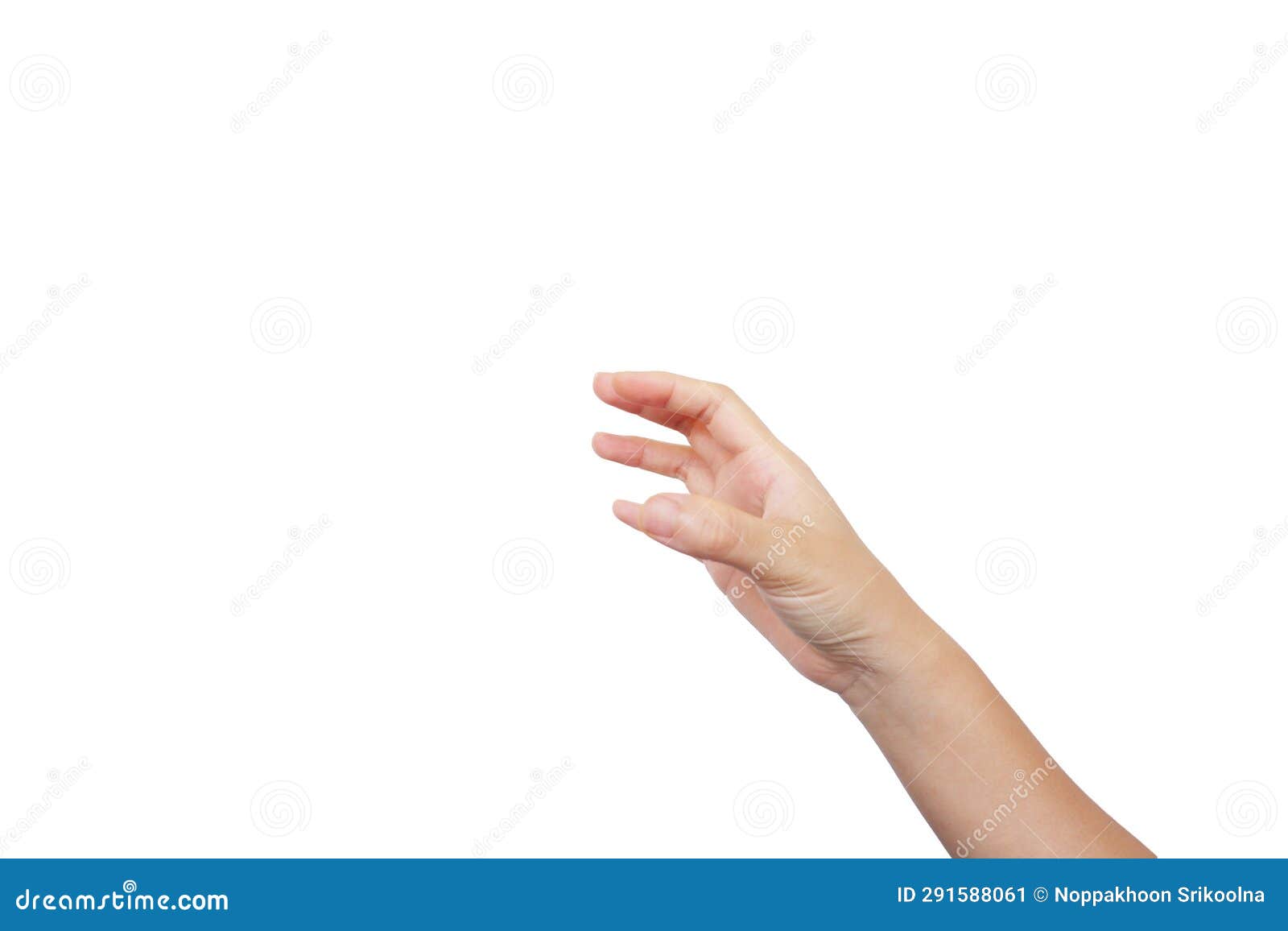 A Woman S Hand is Showing a Grabbing and Touching Gesture Stock Image ...