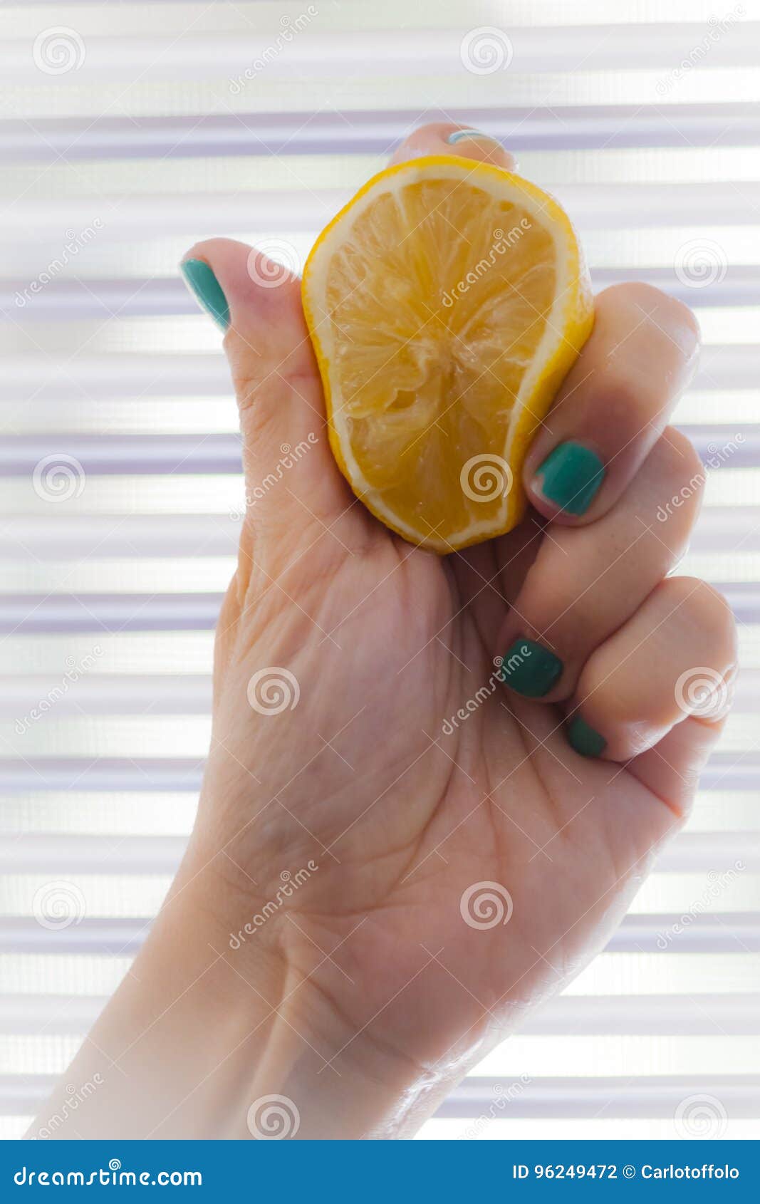 Woman& X27;s Hand is Squeezing a Lemon Stock Photo - Image of mother ...