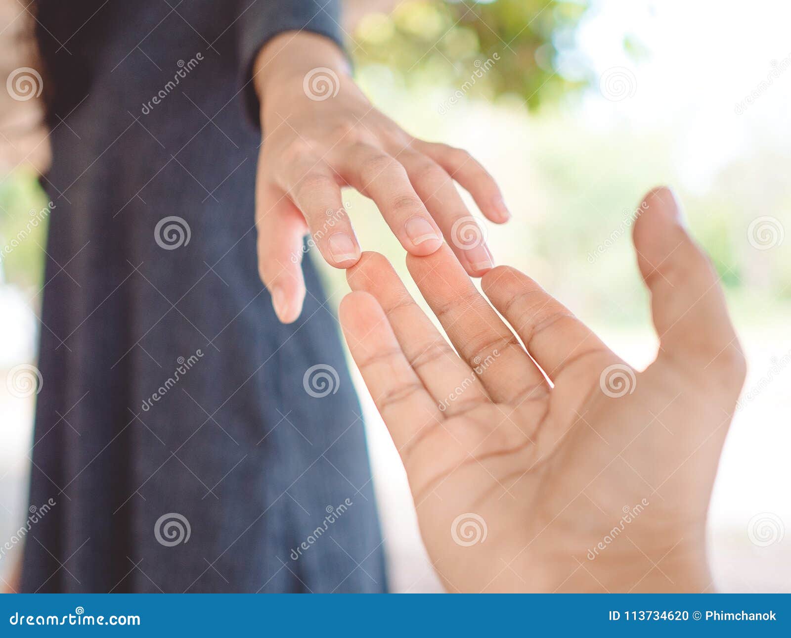 The Woman`s Hand is about To Leave Stock Photo - Image of hand, womans ...