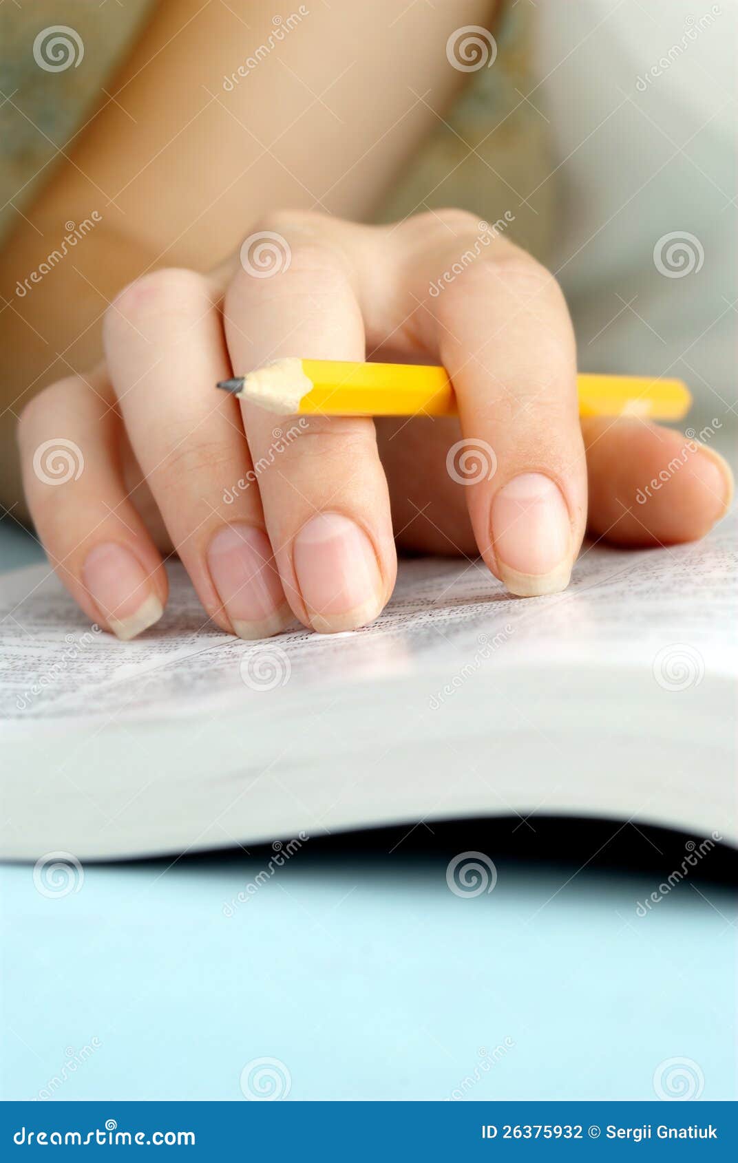 Woman s hand writing stock photo. Image of planning, accountant - 26375932