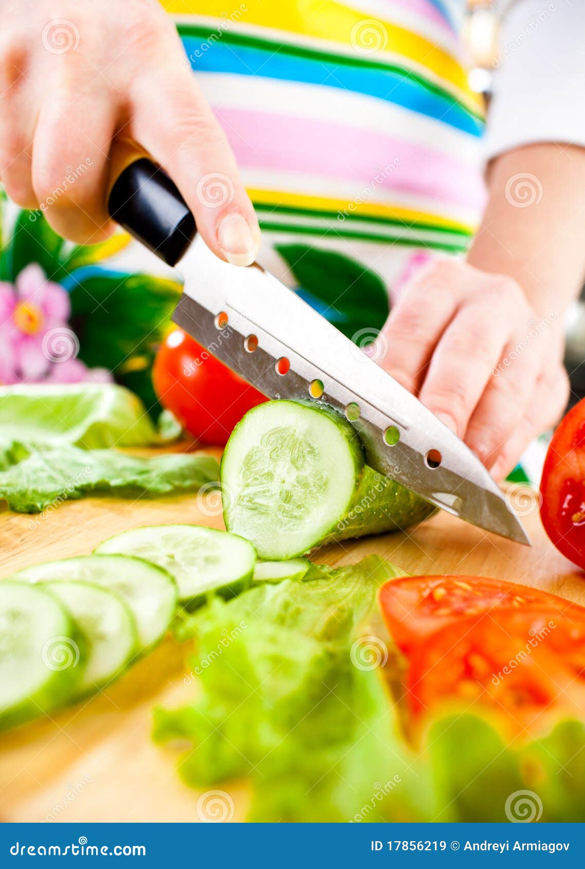 Woman S Hands Cutting Vegetables Stock Image - Image of chopping ...