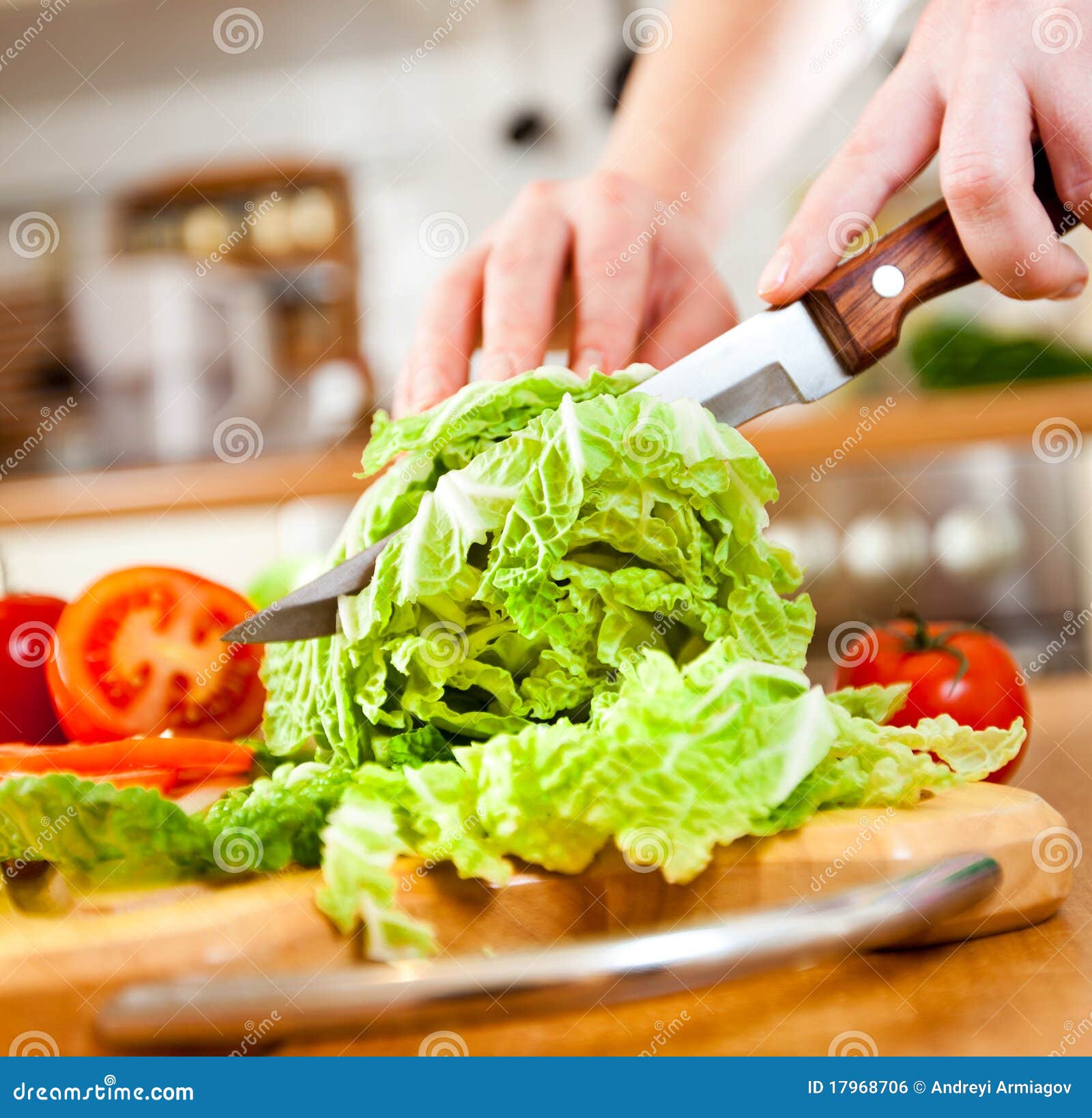 Woman S Hands Cutting Vegetables Stock Photo - Image of dining, lunch ...