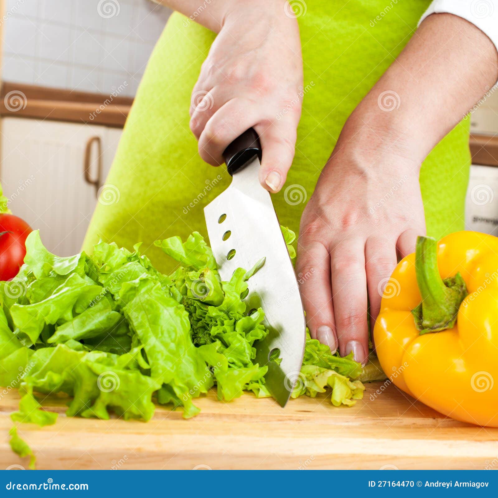 Woman S Hands Cutting Vegetables Stock Photo - Image of lunch, meal ...
