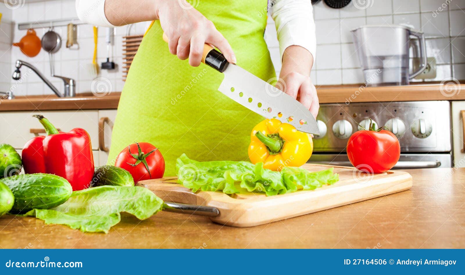 Woman S Hands Cutting Vegetables Stock Photo - Image of chopping, meal ...
