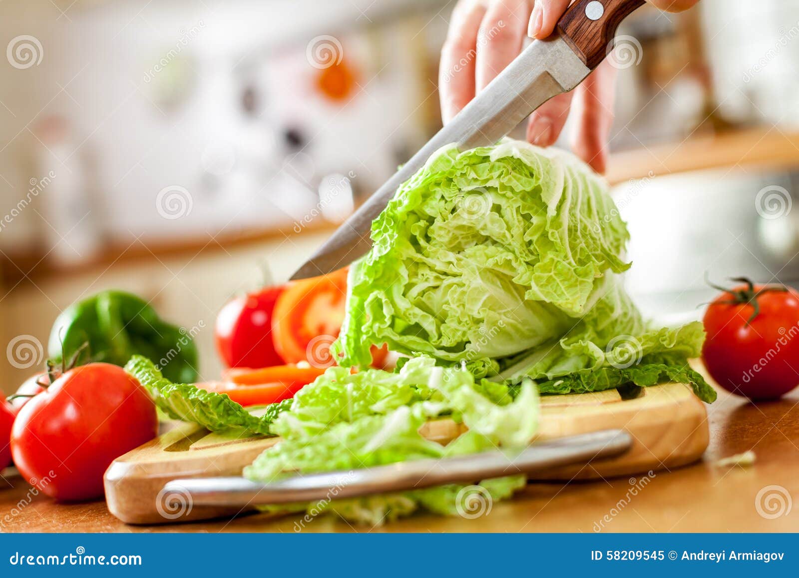 Woman S Hands Cutting Vegetables Stock Image - Image of housewife ...