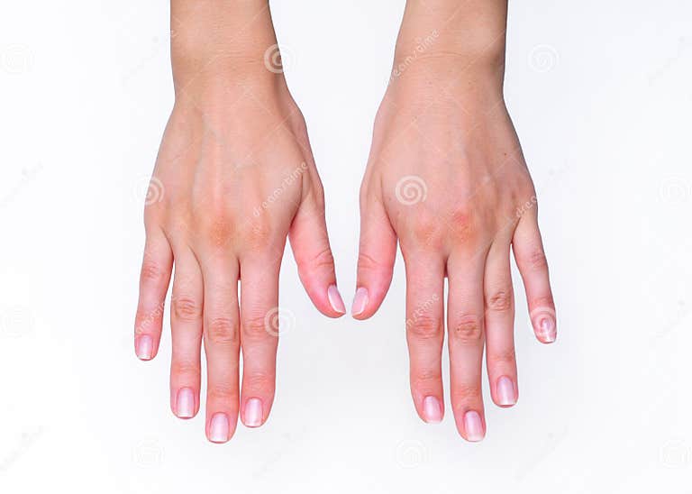 Woman s Hands Facing Down stock photo. Image of conceptual - 14627848