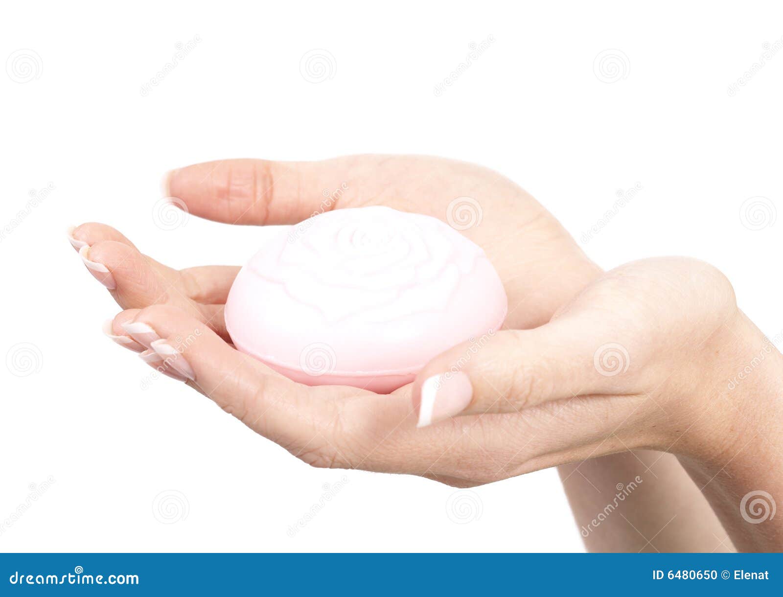 Woman's Hands Holding Soap Picture. Image: 6480650