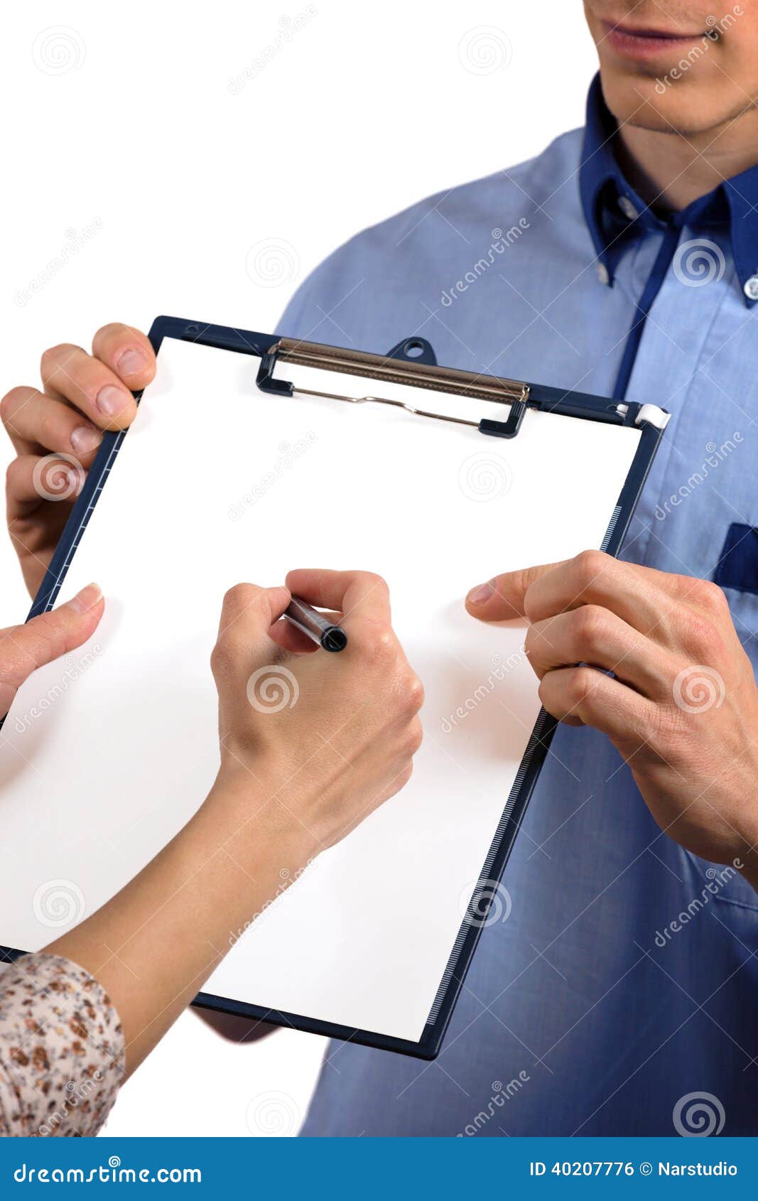 Woman S Hands Receiving Post and Signing Documen Stock Photo - Image of ...