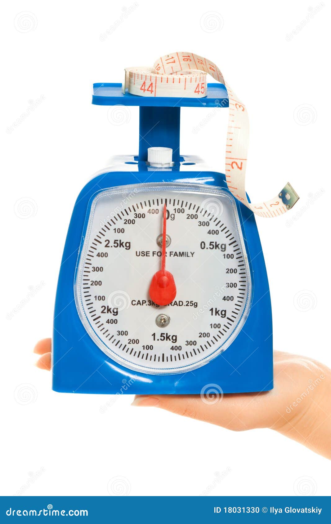 Woman S Hands with Scale and Tape Measure Stock Photo - Image of number ...