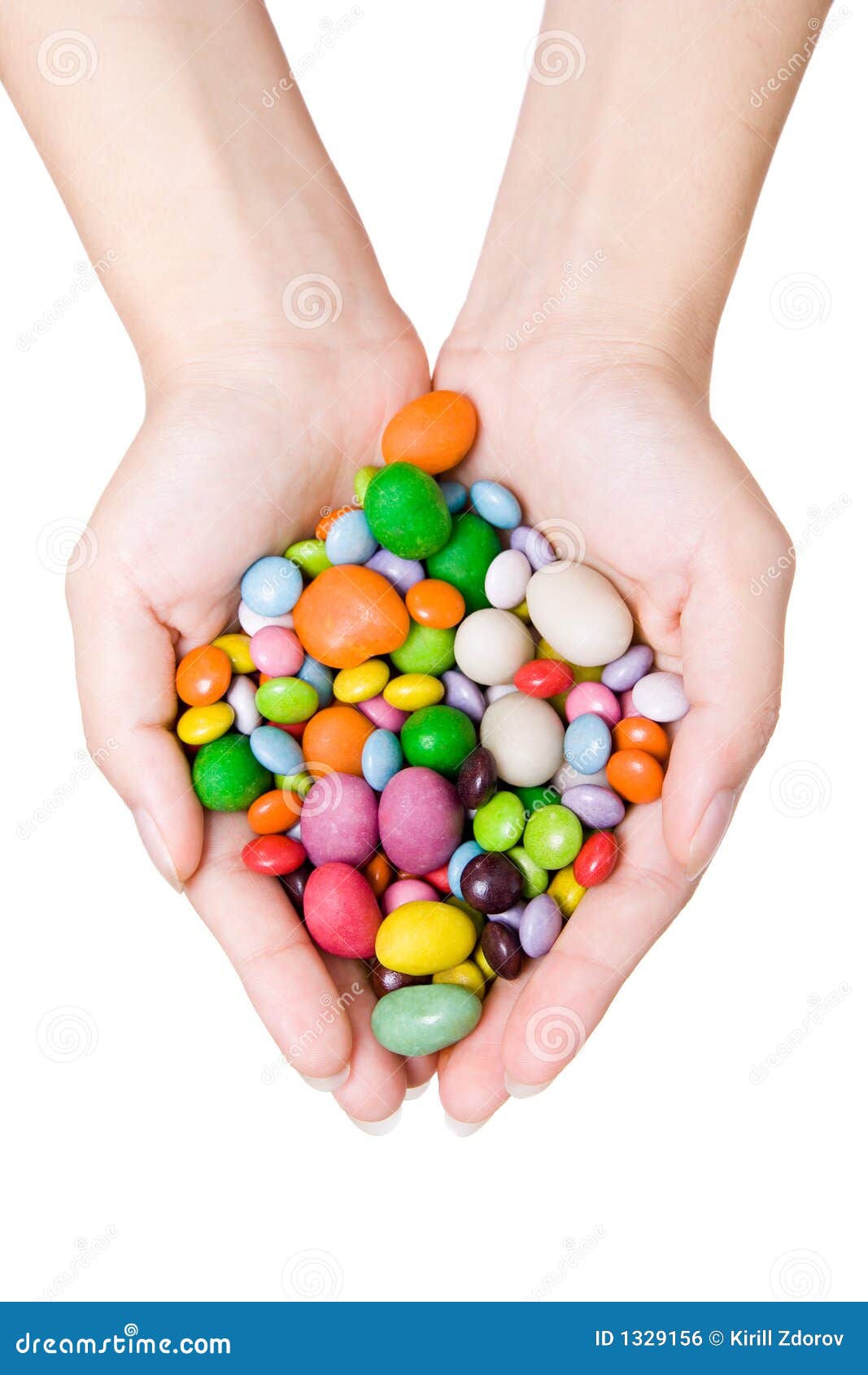 Woman s hands with sweets stock photo. Image of bunch - 1329156