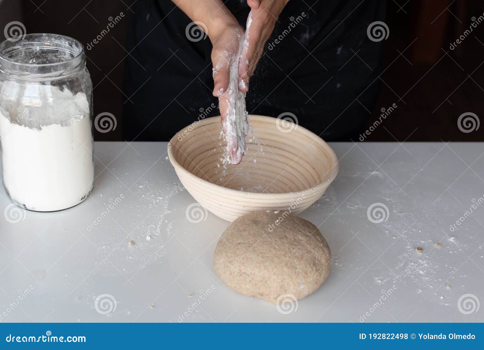 Hands Throwing Yamani Rice. Stock Image | CartoonDealer.com #225354247