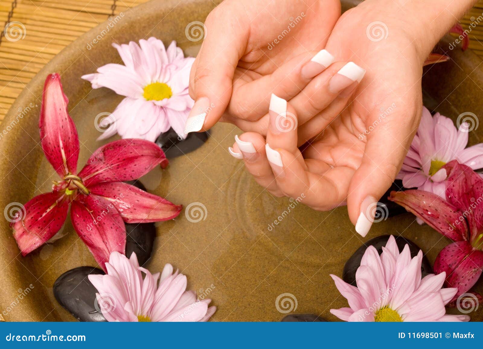 Woman s hands in water stock image. Image of rejuvenation - 11698501
