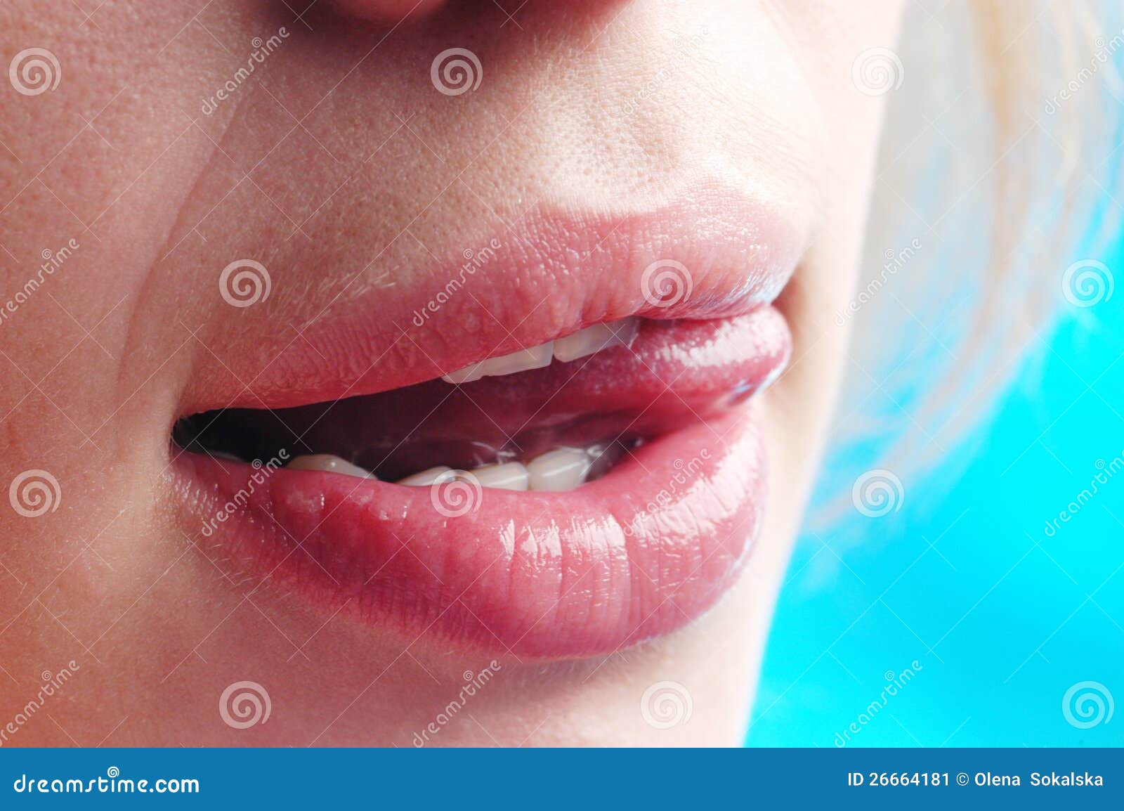 Woman s lips stock image. Image of close, womanly, laughing - 26664181