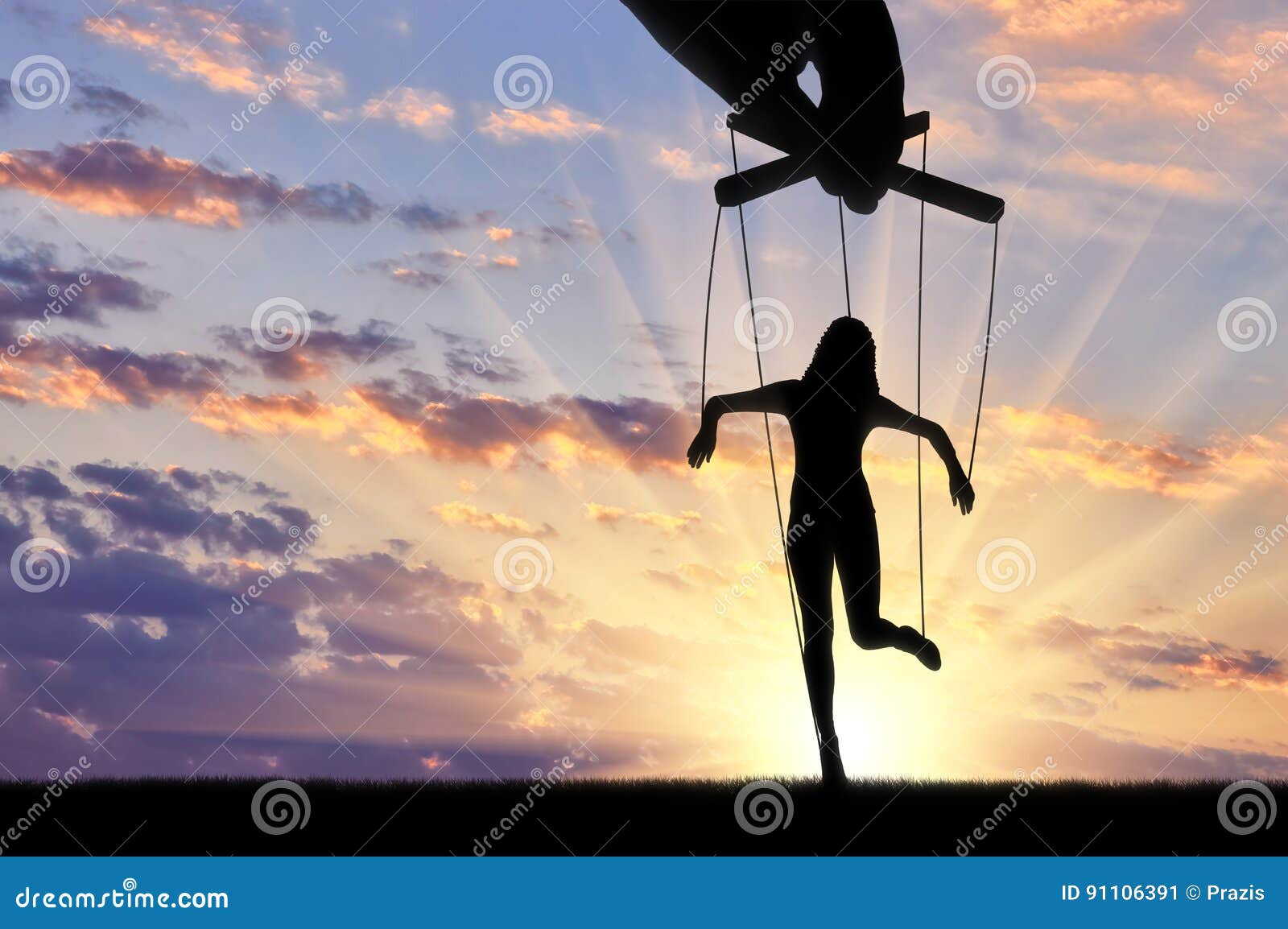 Woman`s Marionette. Manipulation Concept Stock Image - Image of woman ... Woman`s Marionette. Manipulation Concept Stock Image - Image of woman ...