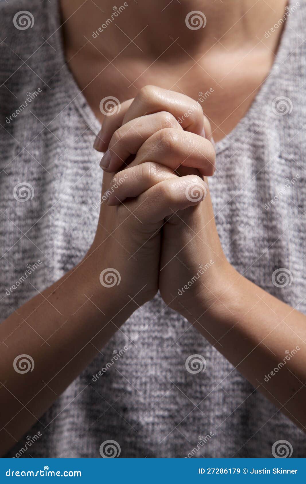 Woman Praying Hands