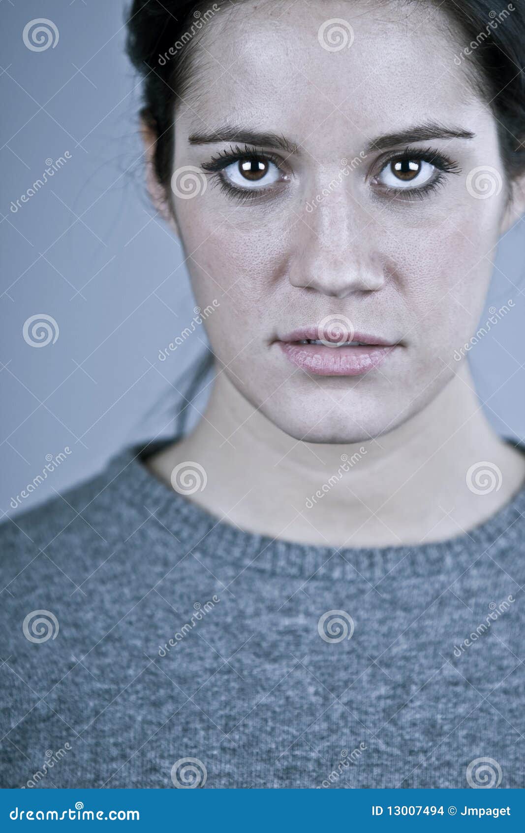 Woman s Scorn stock photo. Image of beautiful, beauty - 13007494