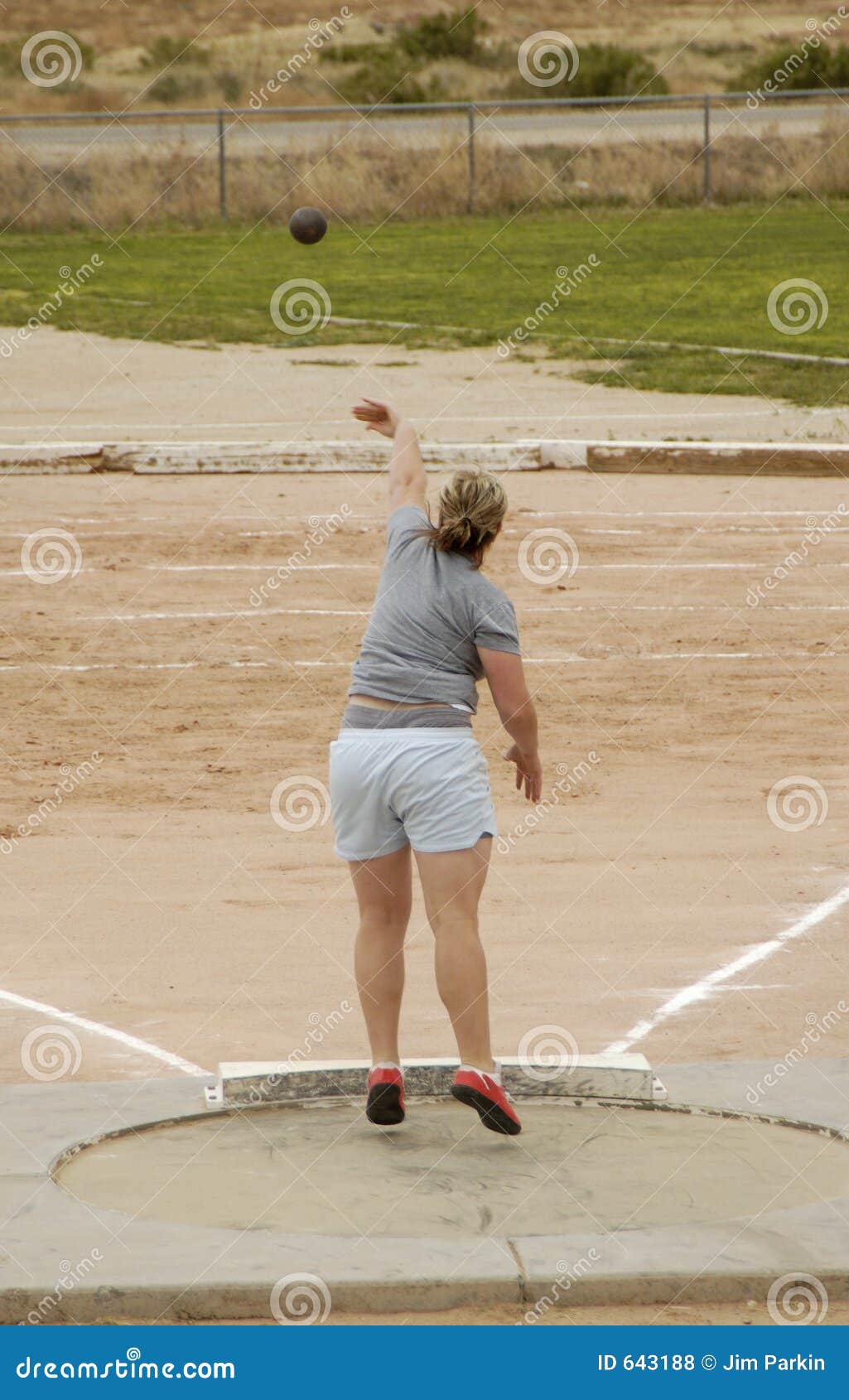Woman s Shot Put 2 stock photo. Image of exercise, motion - 643188