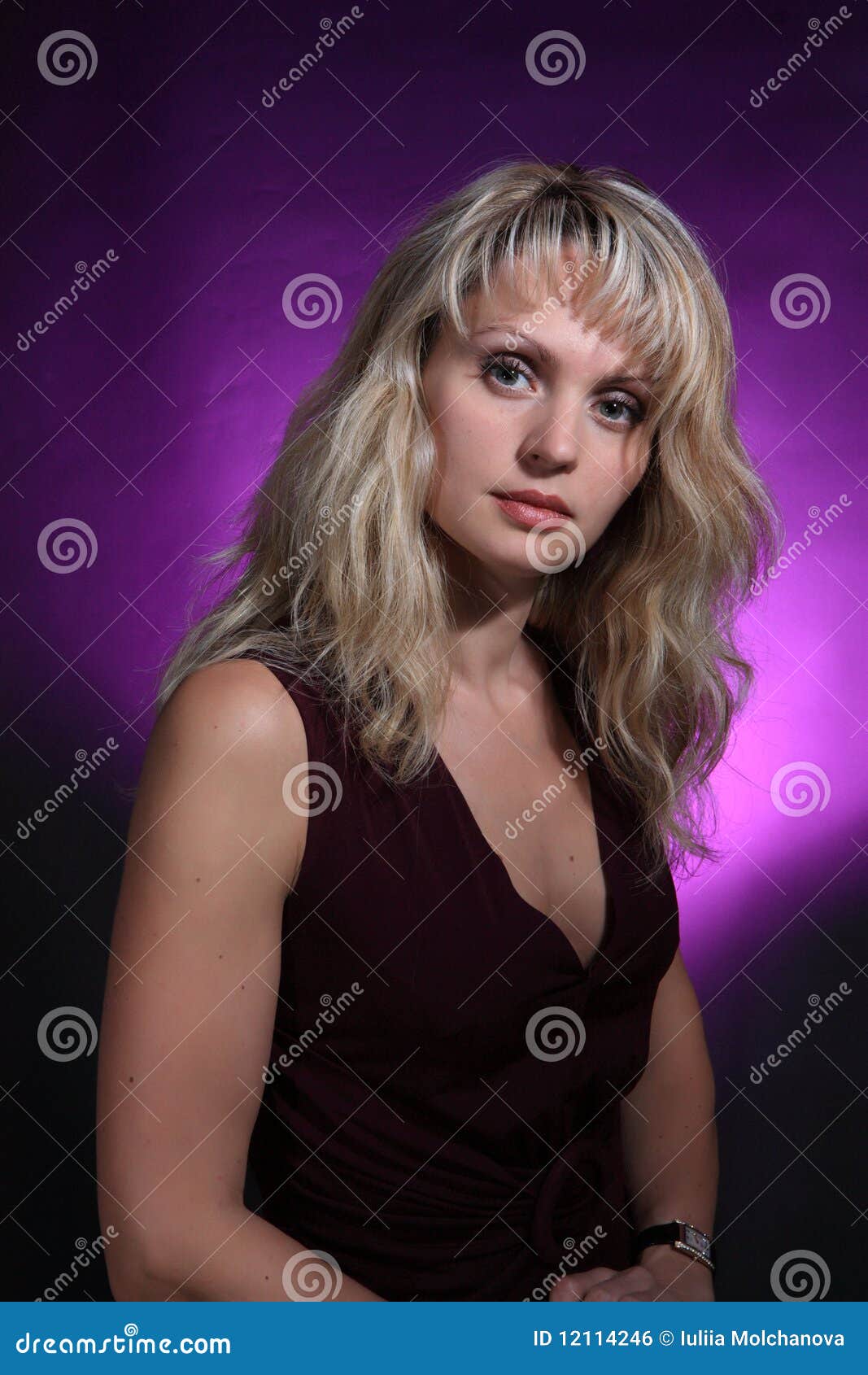 Woman s studio portrait stock photo. Image of style, beautiful - 12114246