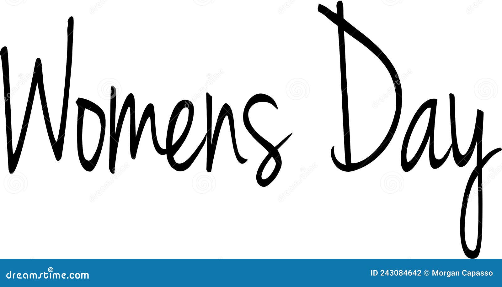 Woman`s Text Sign Illustration Stock Vector - Illustration of banner ...