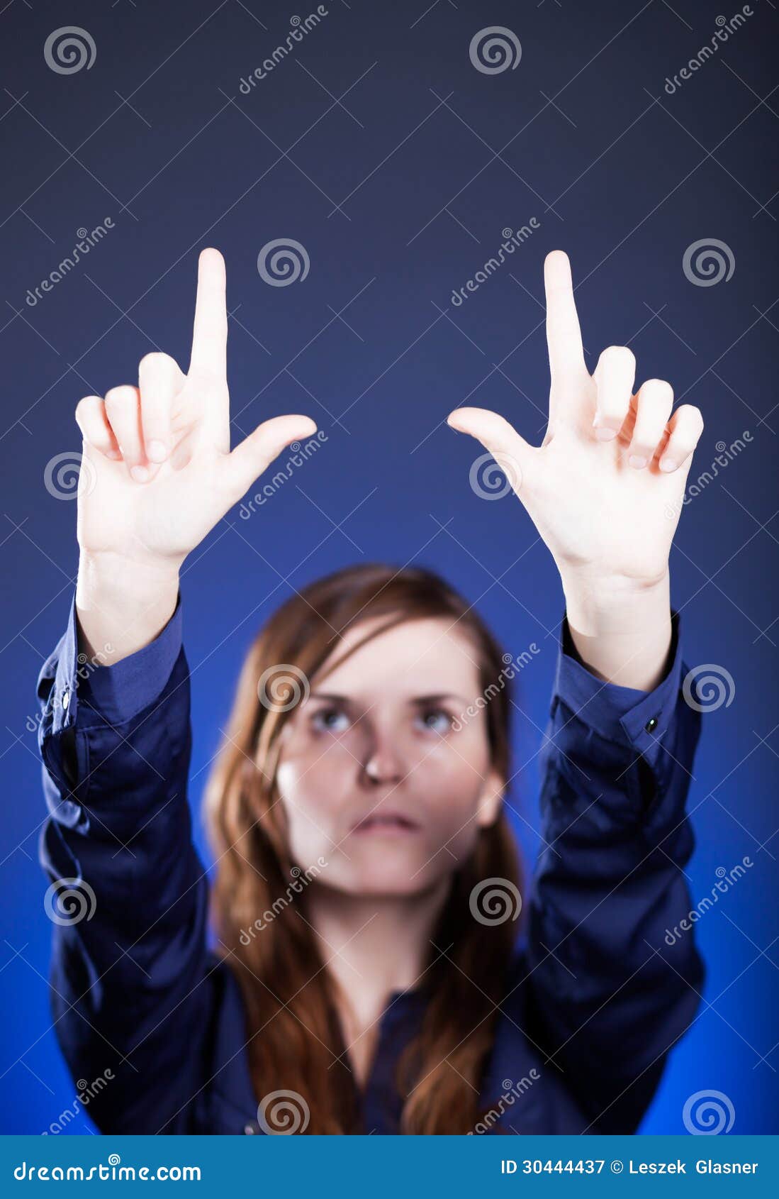 Woman S Two Hands Framing Composition, Forming Space Stock Image ...