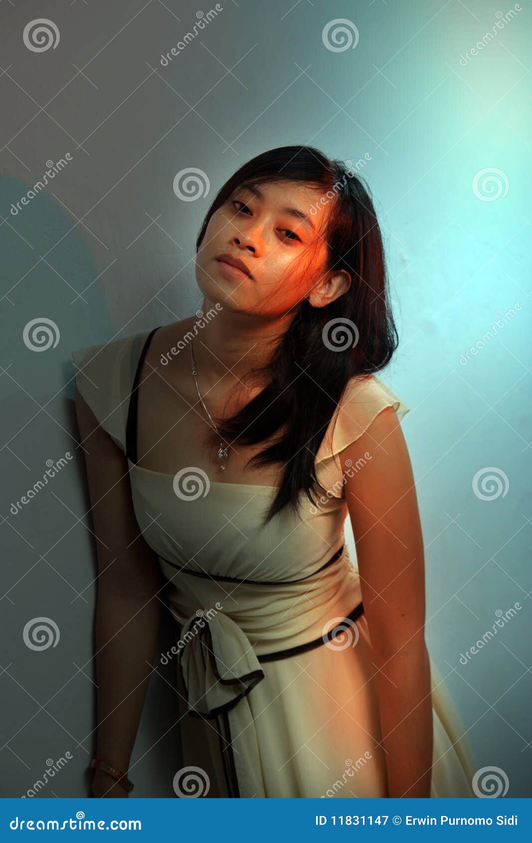 Woman in sad expression stock image. Image of fashion - 11831147