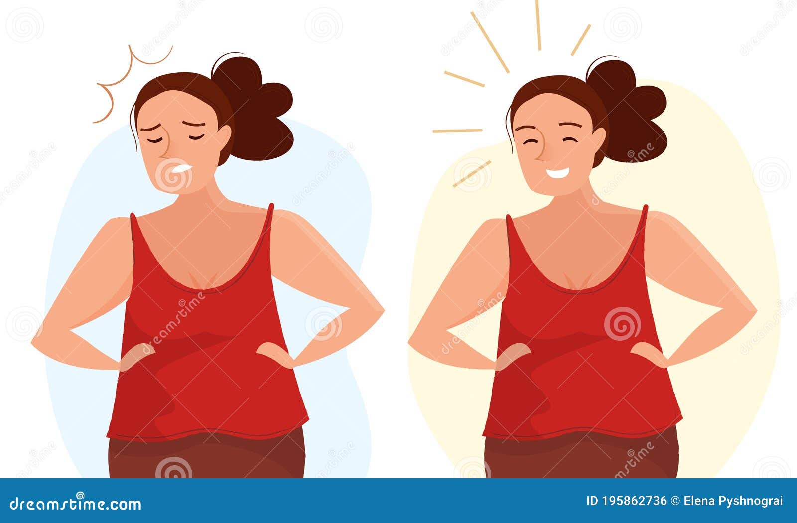 Emotions Mood Scale With Cutes Flat Faces Isolated On White Background ... Emotions Mood Scale With Cutes Flat Faces Isolated On White Background ...