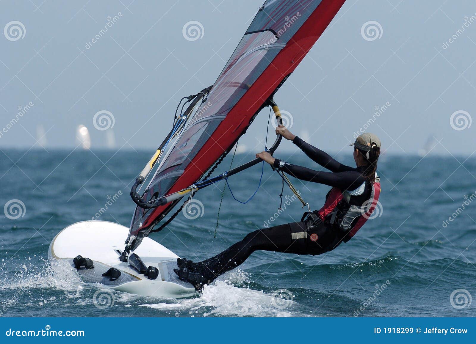 Woman sailing 01 stock image. Image of skipper, boat, water - 1918299