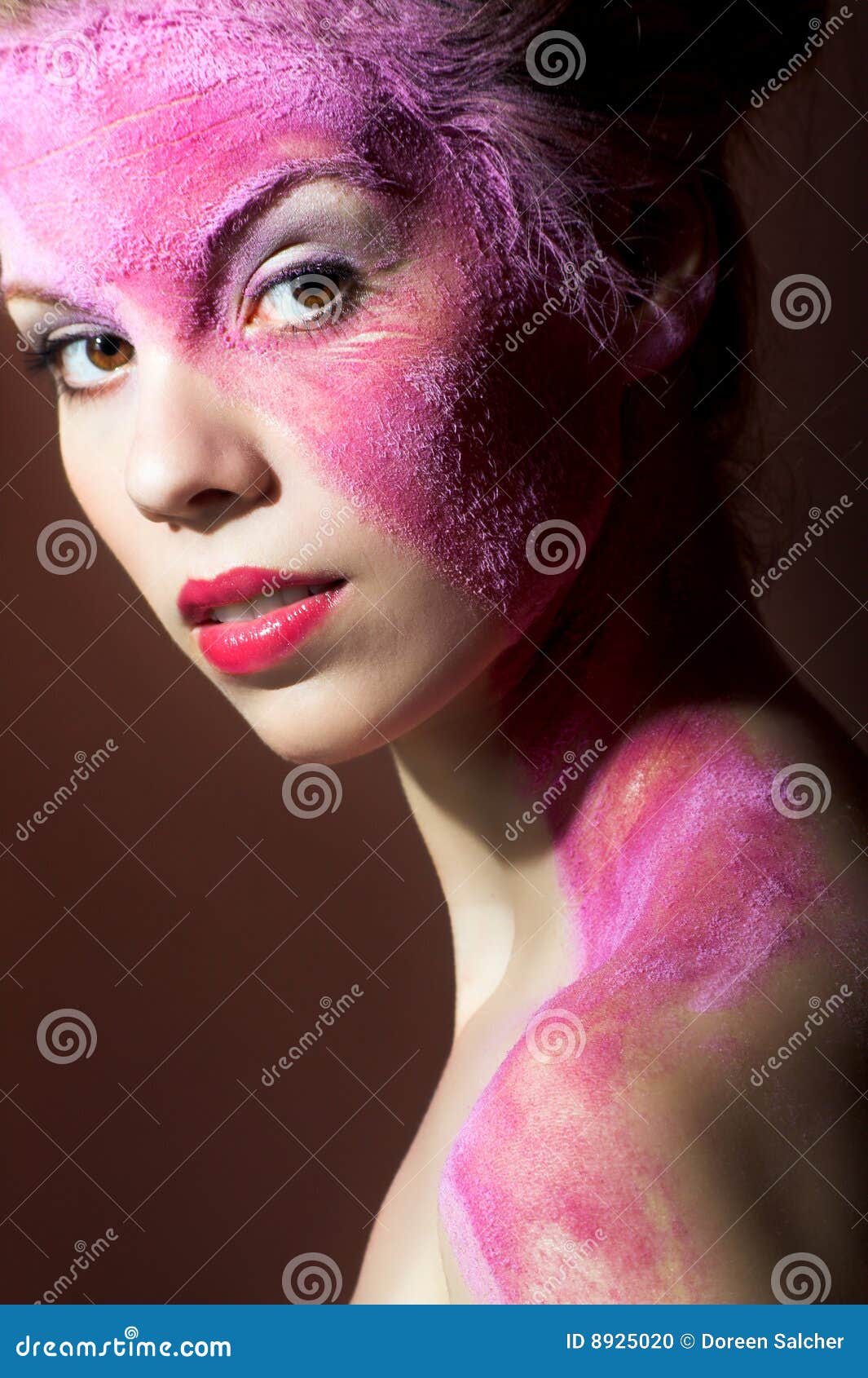 Woman with Sand on Her Skin Stock Photo - Image of energy, beautiful ...