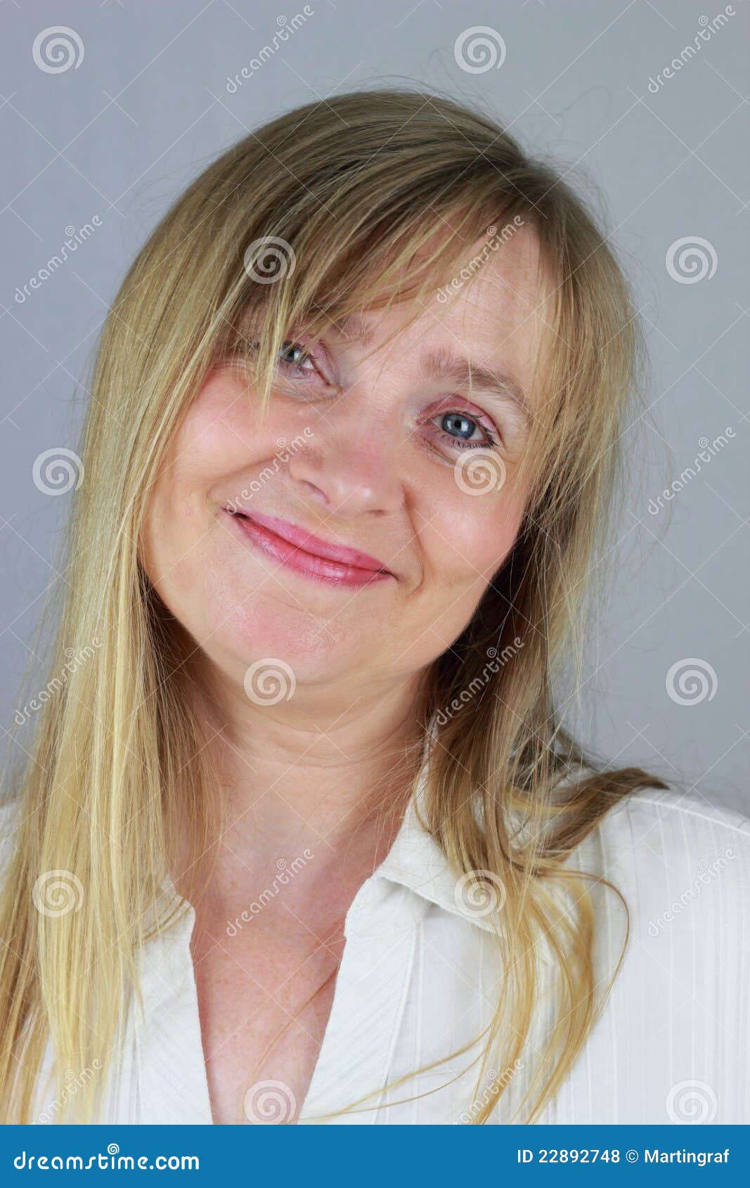 Woman with Happy Facial Expression Portrait Stock Photo - Image of ...