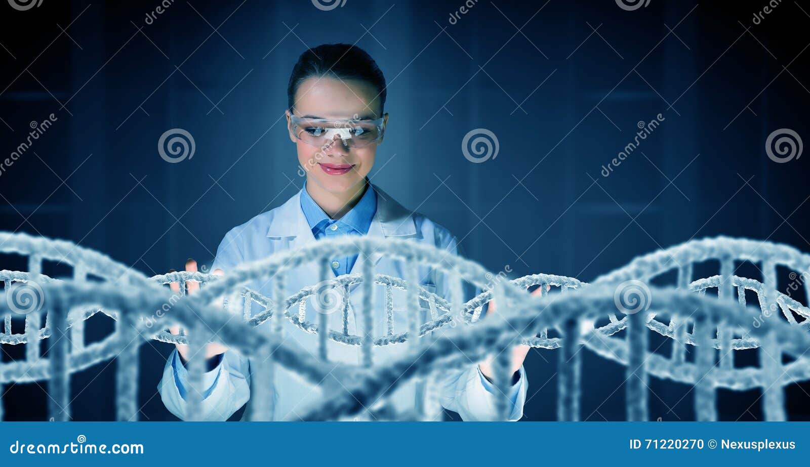 Woman Science Technologist in Laboratory Stock Photo - Image of ...