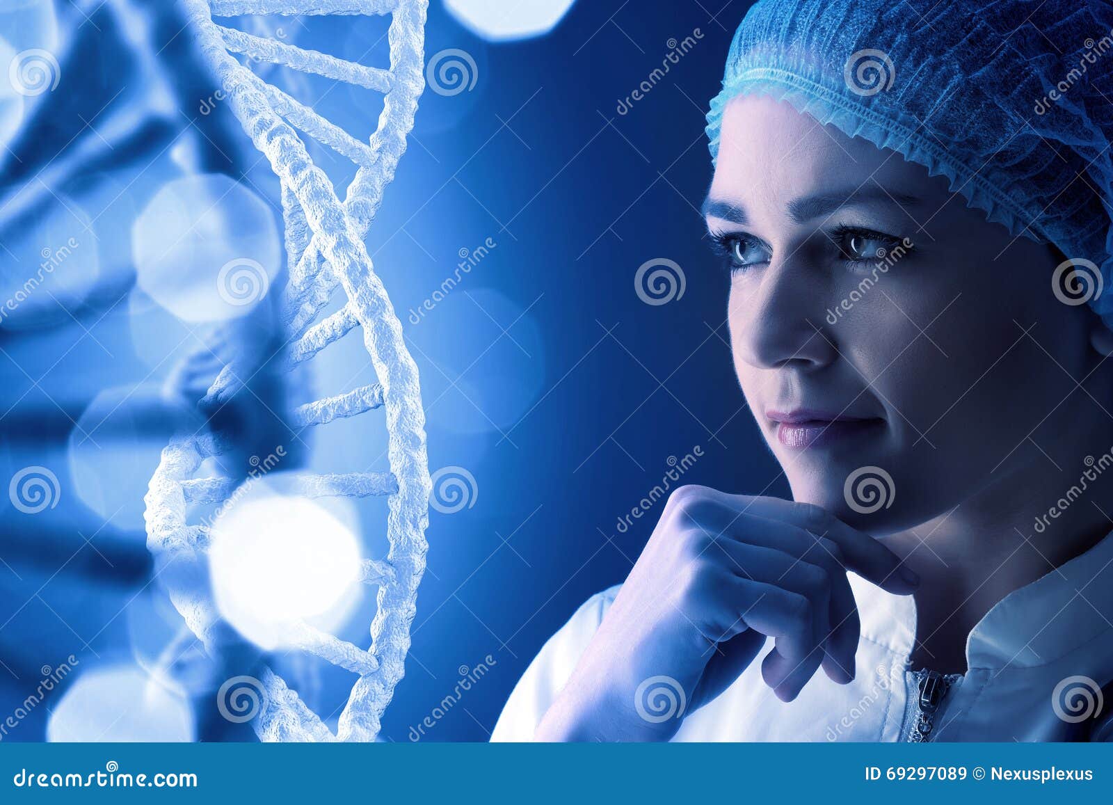 Woman Science Technologist in Laboratory Stock Image - Image of ...