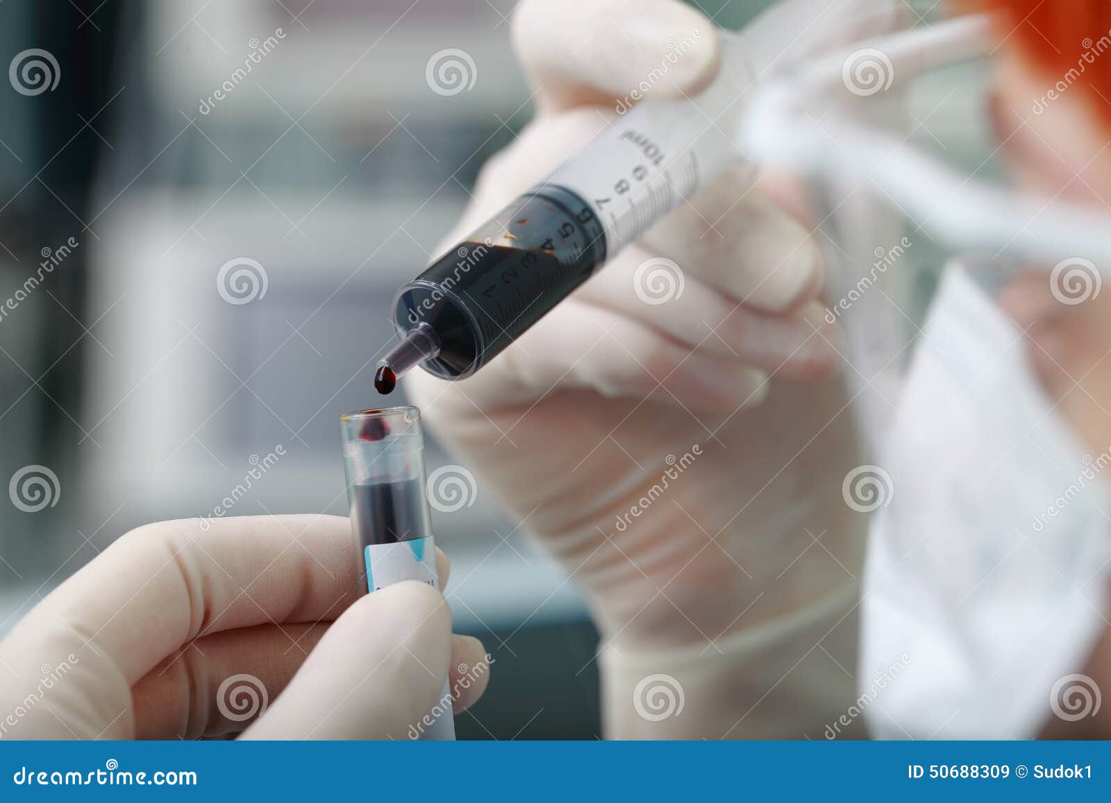 Scientist Conducting Meat Quality Test, Dripping Liquid On Glass, Asf ...