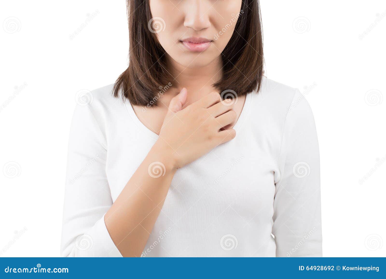 Woman scratching herself stock photo. Image of allergic - 64928692