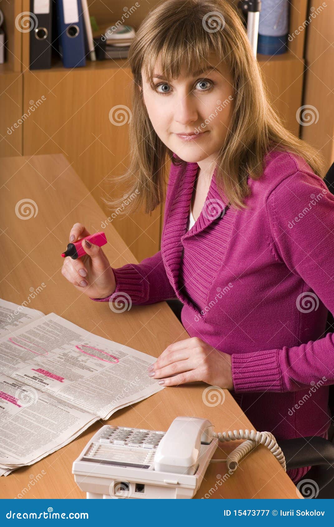 Woman Searching For Something Royalty-Free Stock Photography ...