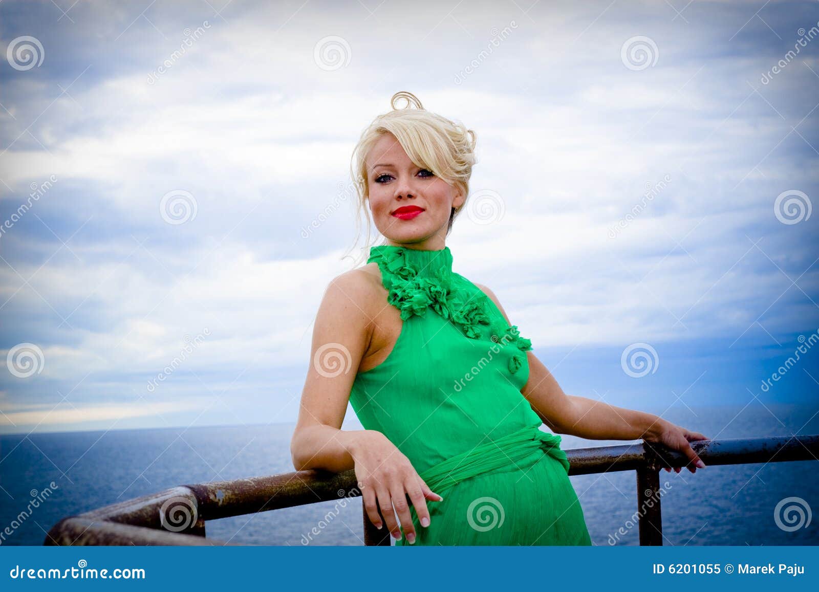 Woman at seaside stock image. Image of outdoor, beauty - 6201055