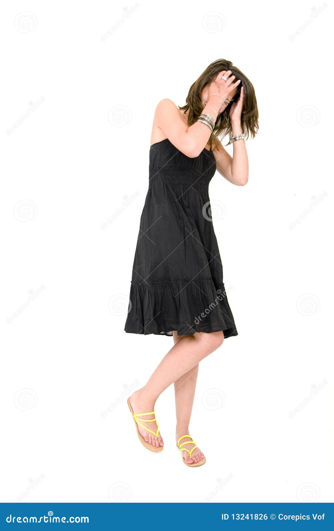 Woman - self aware stock photo. Image of woman, hair - 13241826