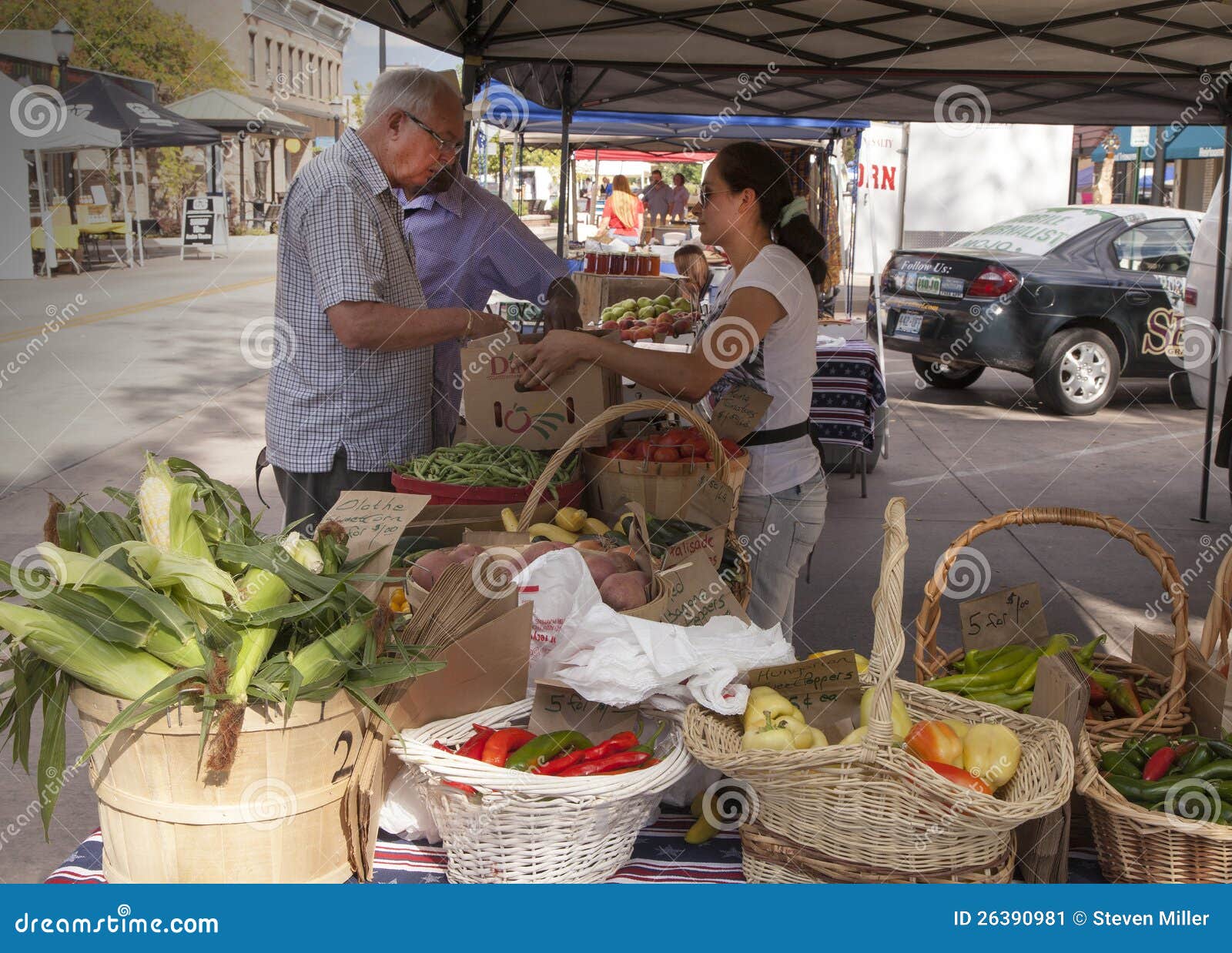 Woman Selling Produce editorial photo. Image of farmer - 26390981