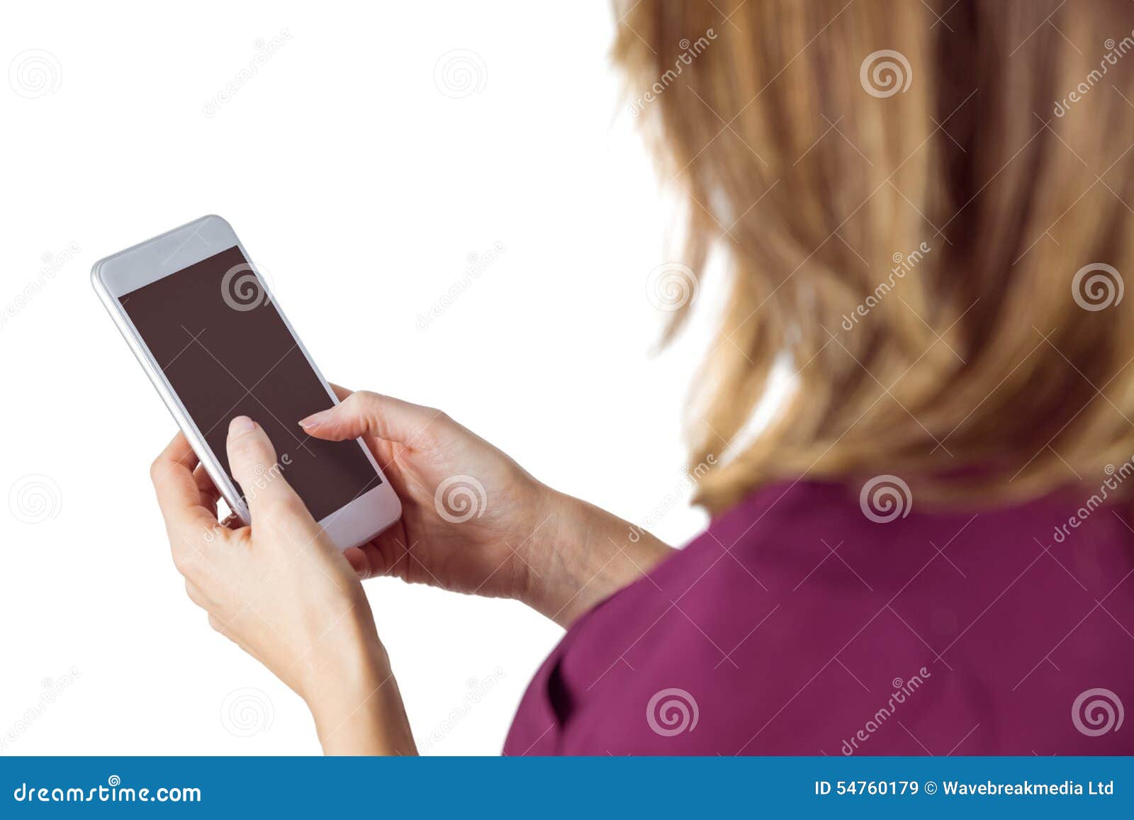 Woman sending text message stock image. Image of adult - 54760179