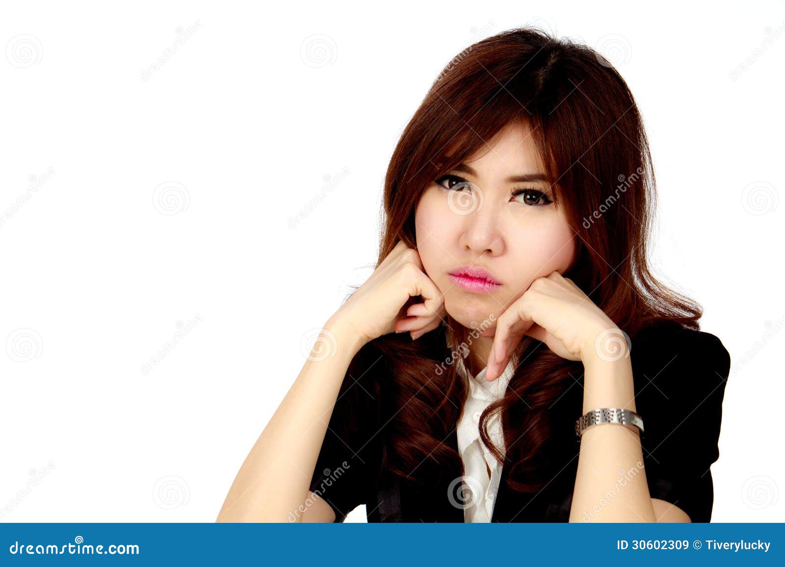 Woman with serious anger stock image. Image of caucasian - 30602309