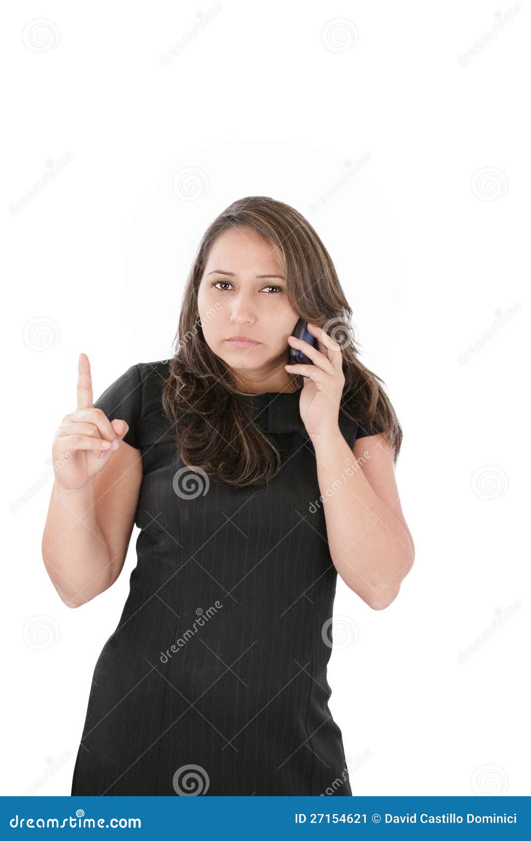 Woman with a Serious Expression Stock Image - Image of person, adult ...