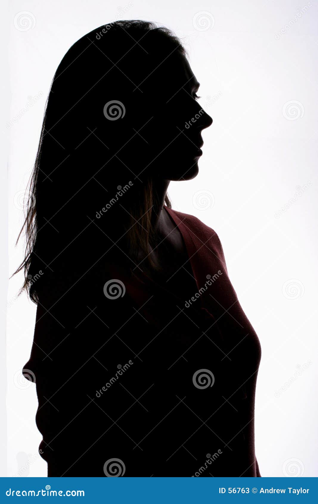 Woman Shadow stock illustration. Illustration of isolated - 56763