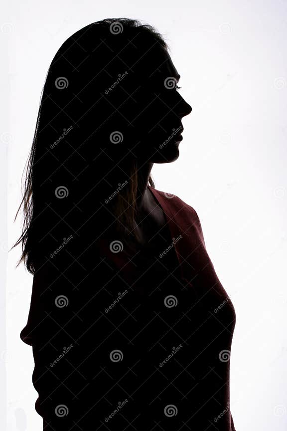 Woman Shadow stock illustration. Illustration of isolated - 56763