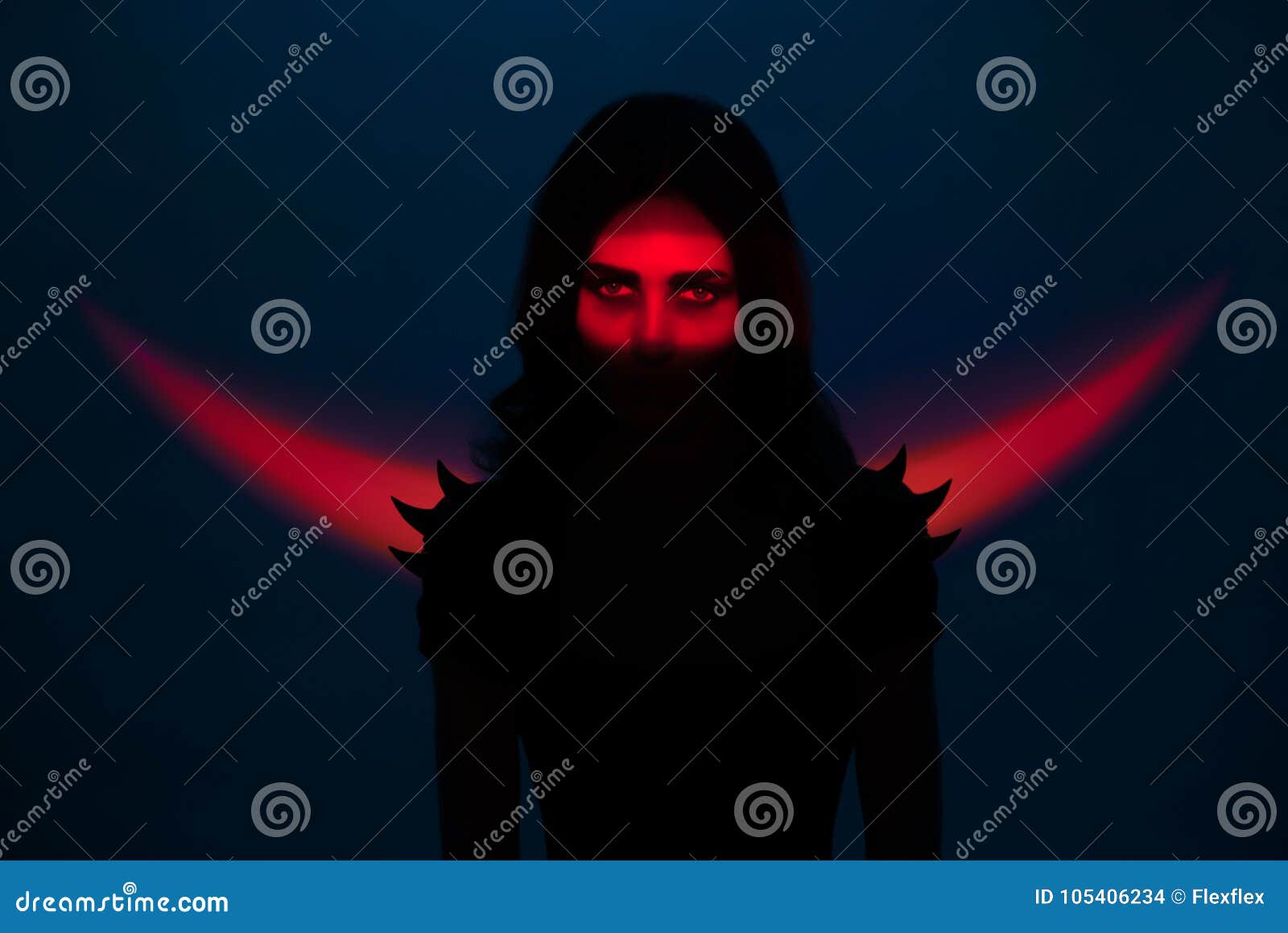 Woman in Shadows Looking at Camera Stock Photo - Image of beautiful ...