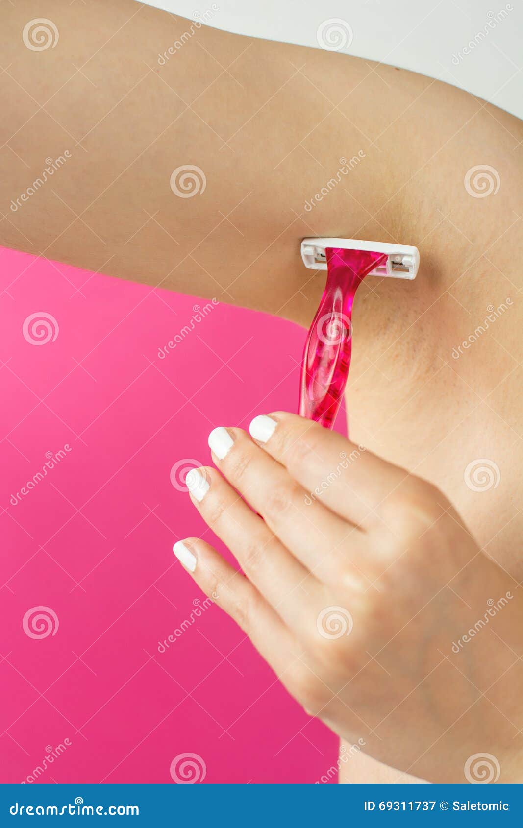 Girl Shaving Her Armpit Stock Photos - Download 61 Royalty Free Photos