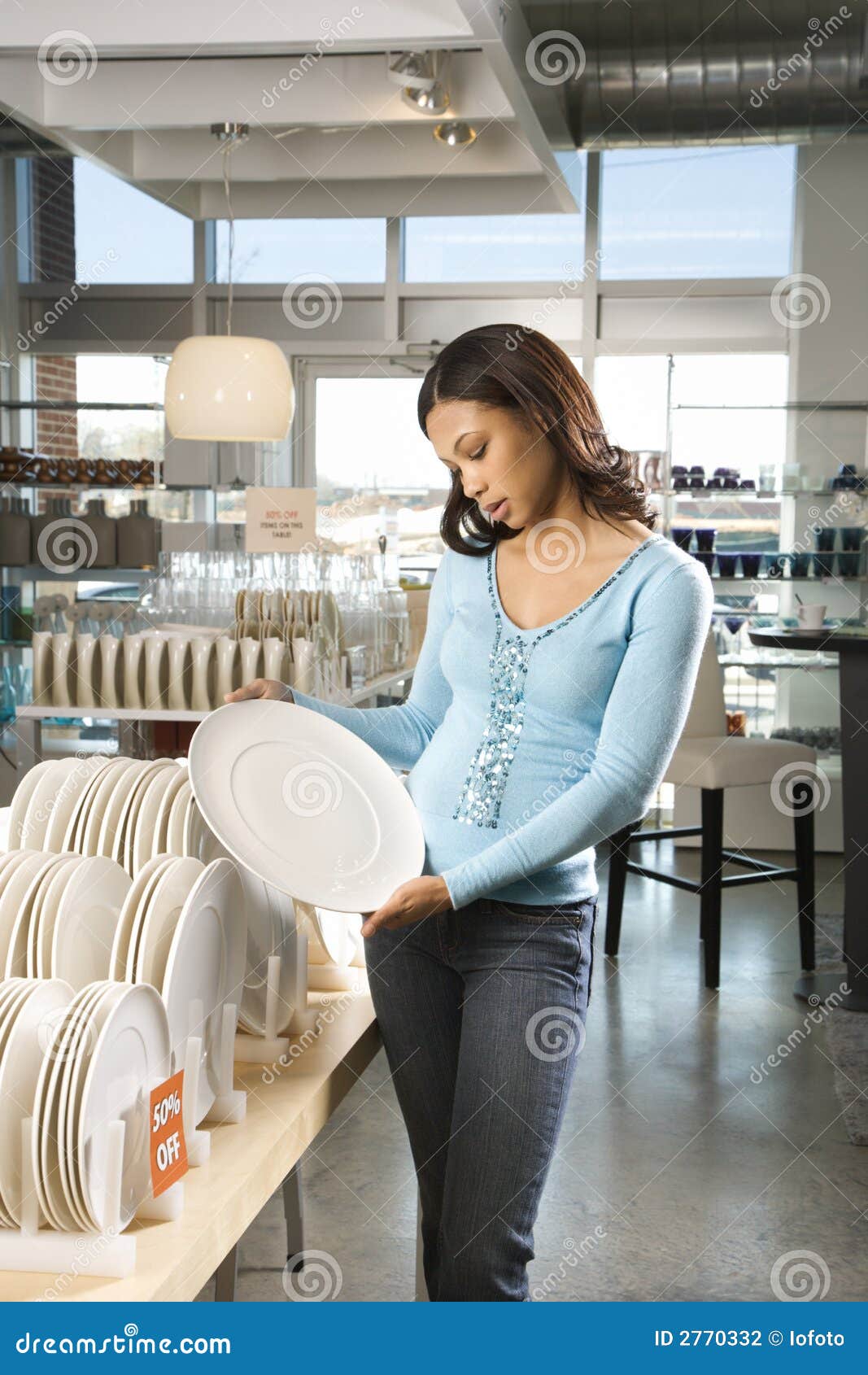 Woman shopping in store. stock photo. Image of colour - 2770332