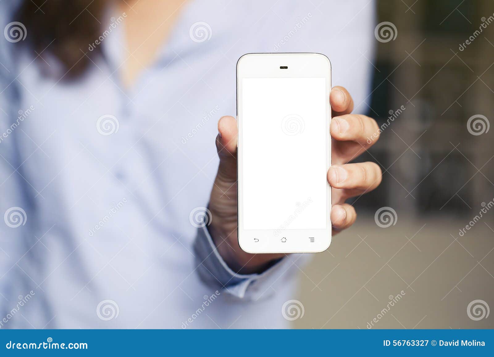 Woman Showing Mobile Screen. Close Up. Stock Image - Image of digital ...