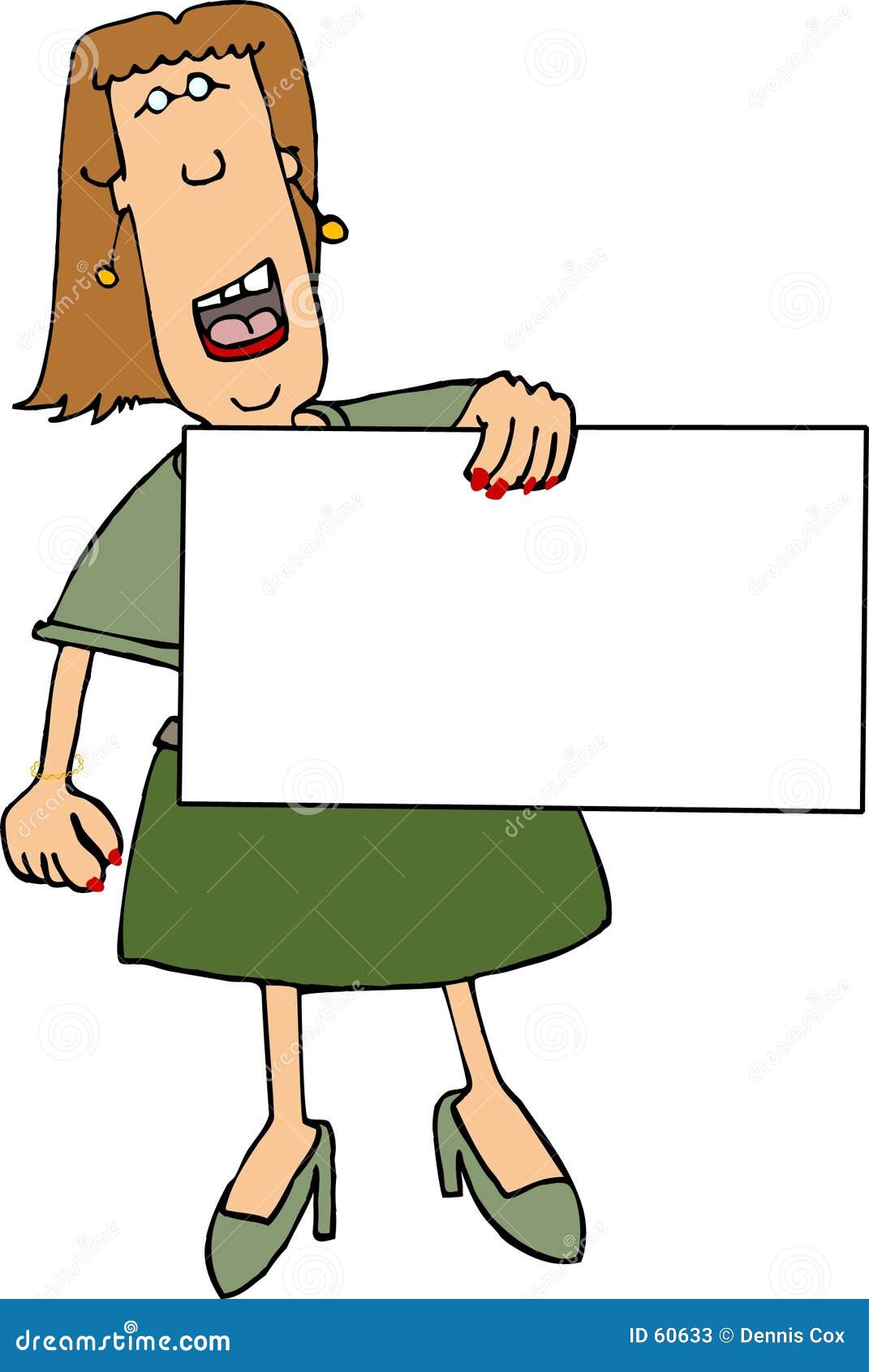 Woman sign stock illustration. Illustration of woman, humor - 60633